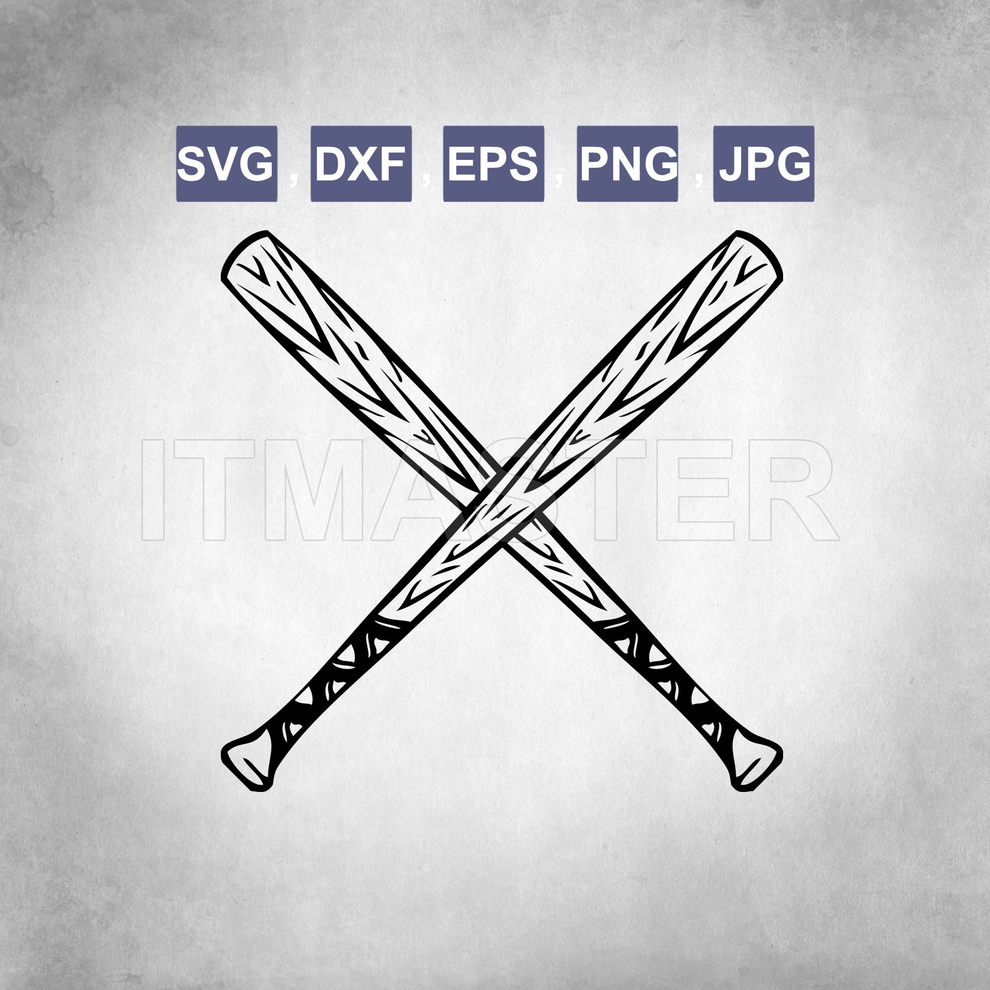 Baseball Bat Sports Svg Dxf Jpg Png Eps Cut File | Etsy