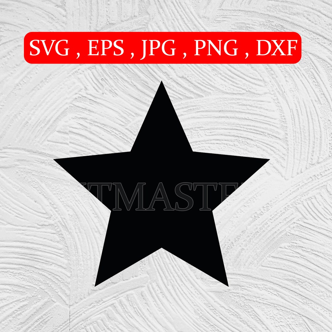 Star Shape Svg , Dxf , Jpg , Png , Eps Cut File Download Digital ...
