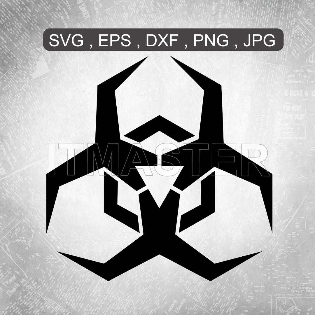Biohazard SVG Biohazard Logo SVG Biozard Logo for Cricut - Etsy