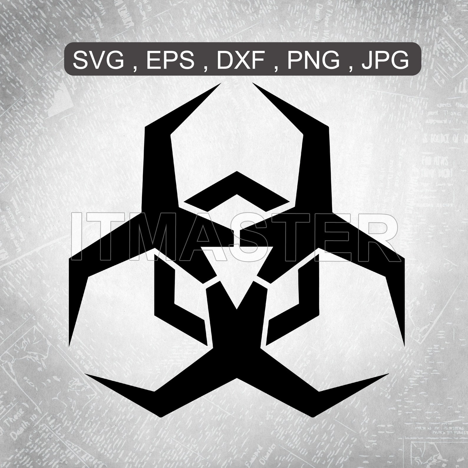 Biohazard SVG Biohazard logo SVG Biozard logo for cricut | Etsy