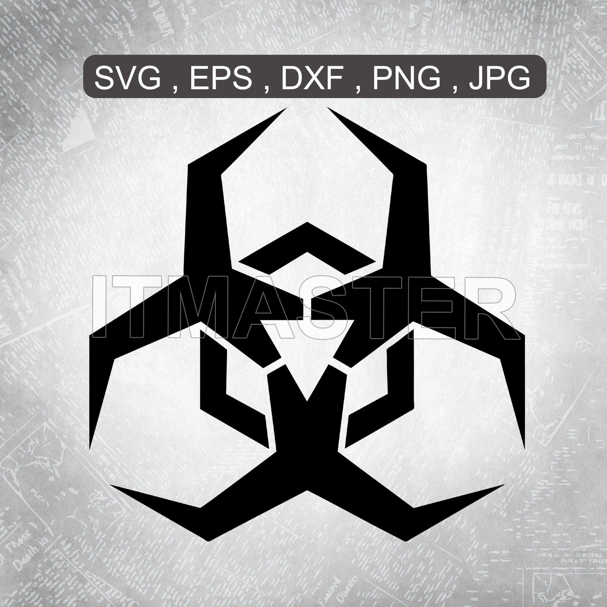 Biohazard SVG Biohazard logo SVG Biozard logo for cricut | Etsy