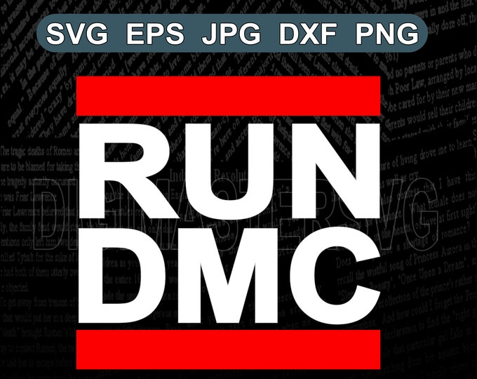 Music, 80's , RUN DMC, FACES, Music , T-shirt Design, Dmc, Tricky, Svg ...