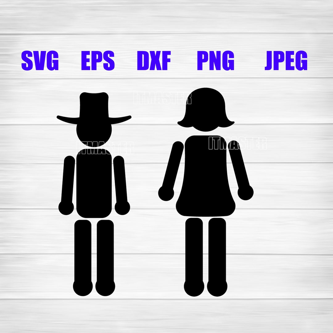 Bathroom Sign Svg, Restroon Sign Svg , Male Female Sign Svg Svg , Dxf ...