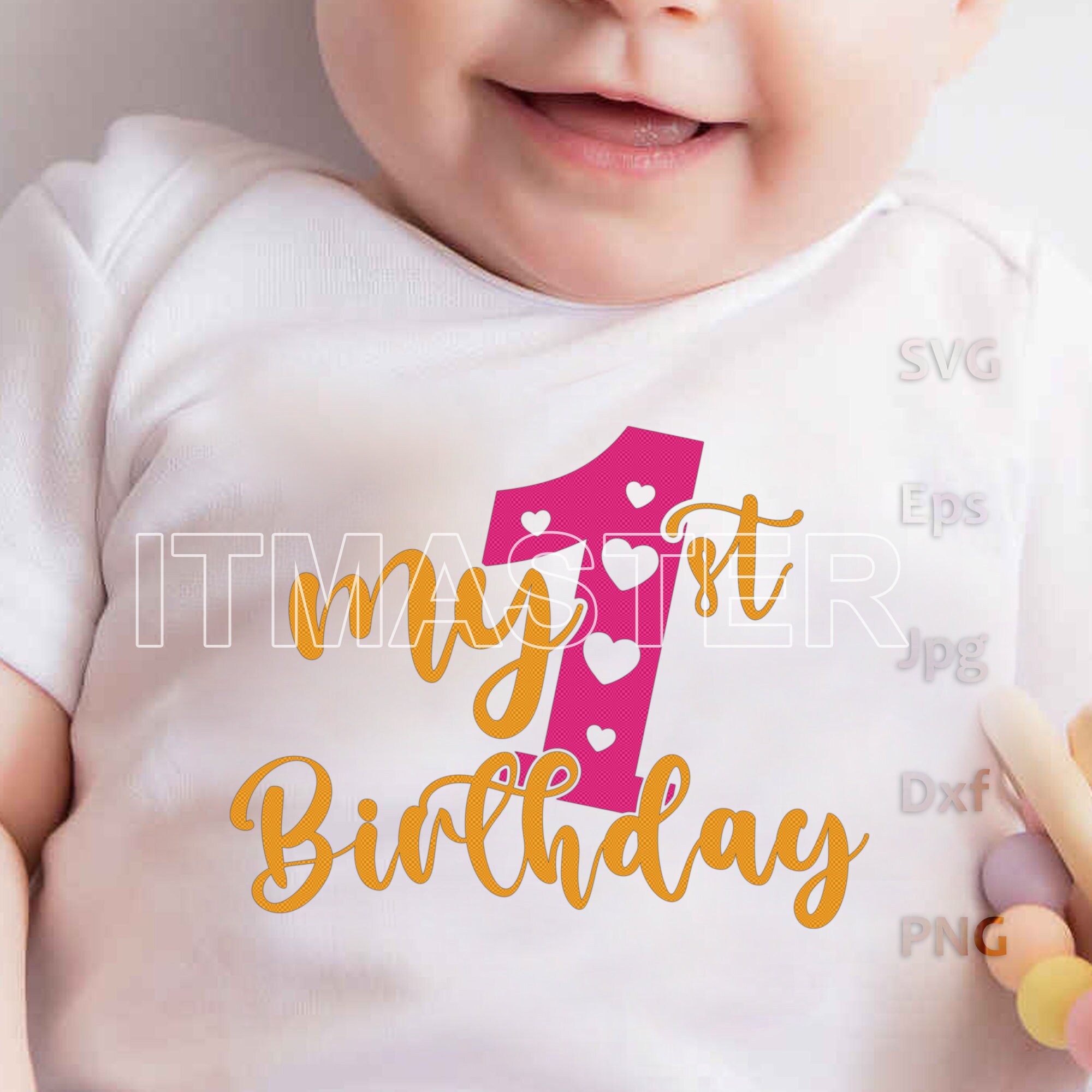 My 1st Birthday SVG My First Birthday Svgbaby Happy - Etsy