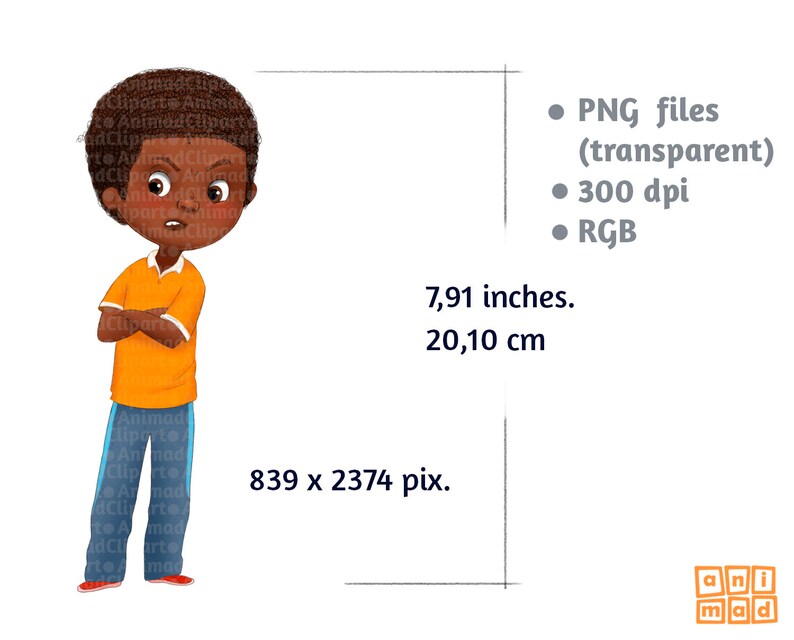 ANGRY, EMOTIONS Clip Art for Kids, Feelings Clipart, Body Language ...