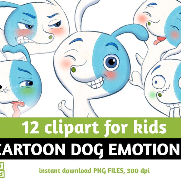 Emotions Clip Art - Etsy