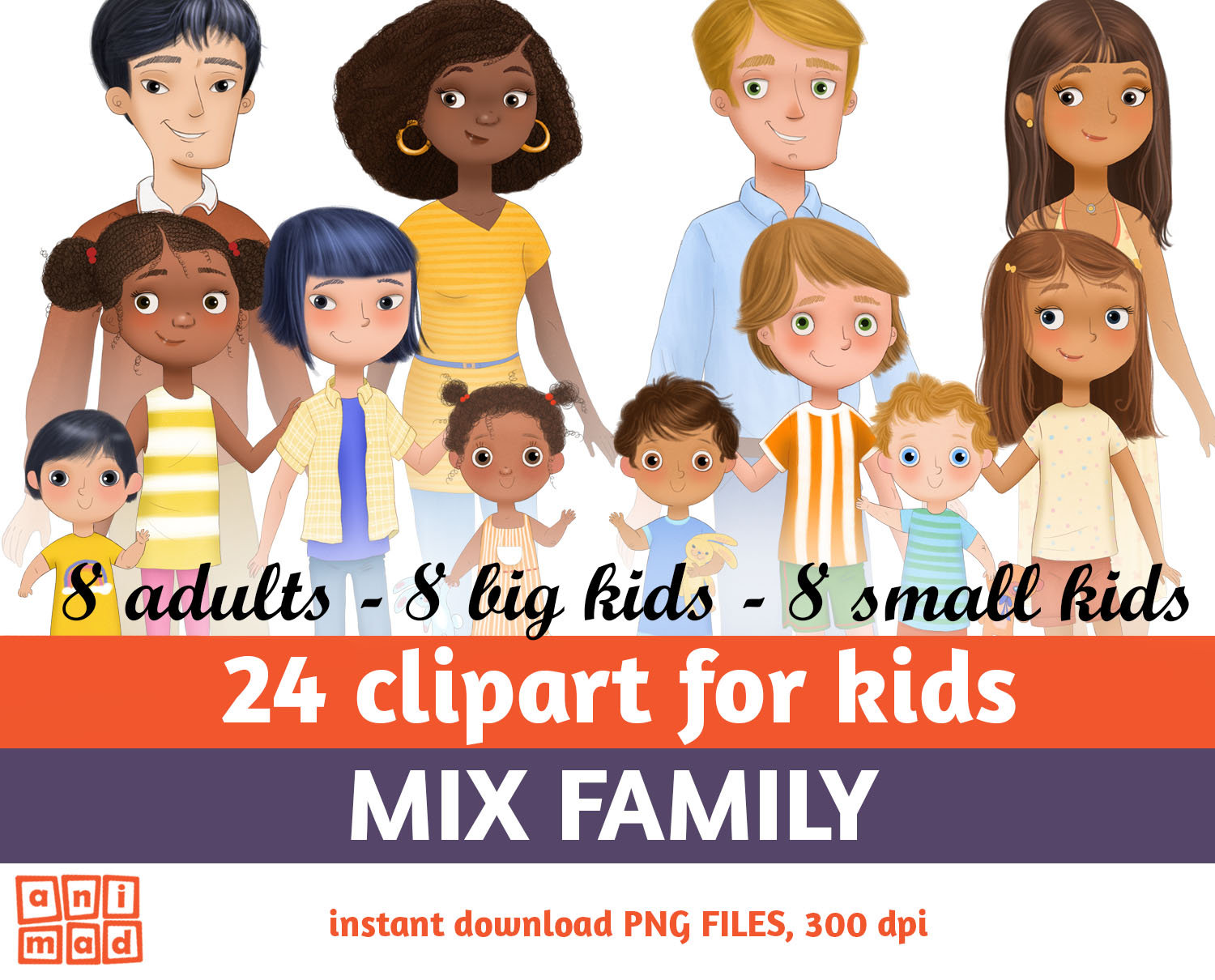 Standing People Clipart For Kids