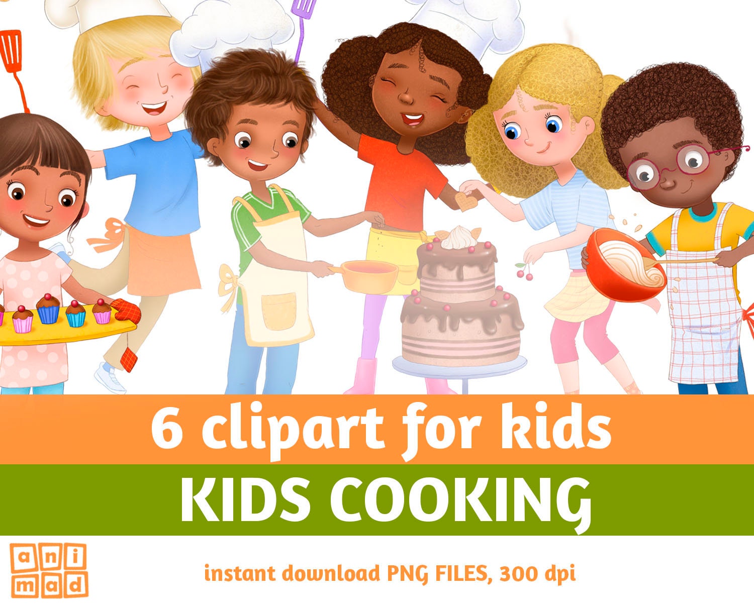 Kids Kitchen Clip Art