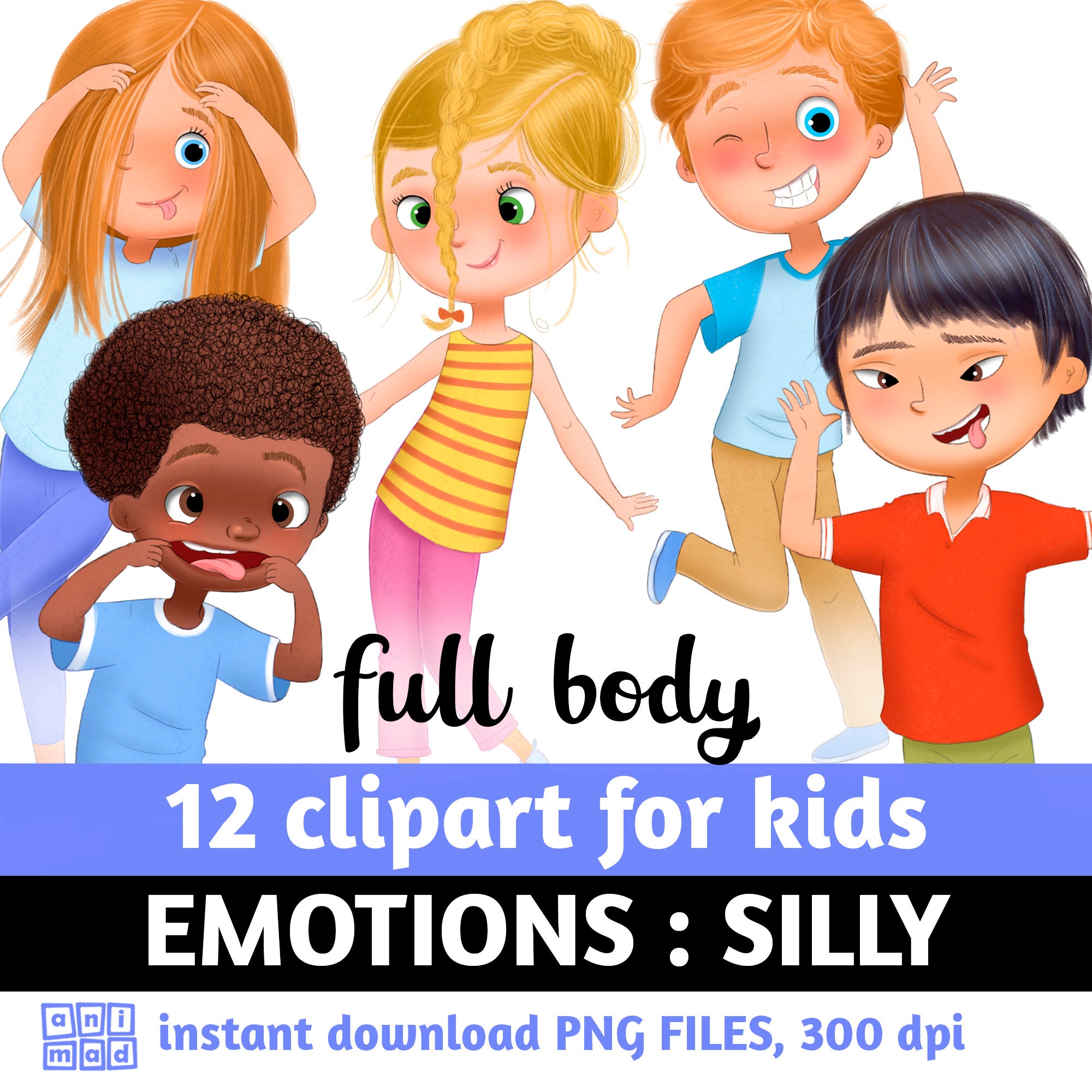 Kid Body Clipart