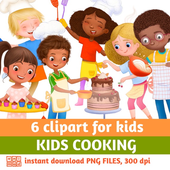 Kids Kitchen Clip Art