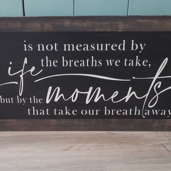 Life is Not Measured - Etsy