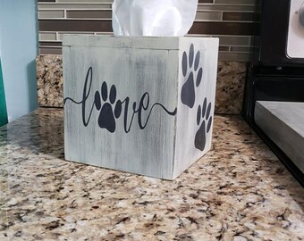 Tissue Box Dog - Etsy