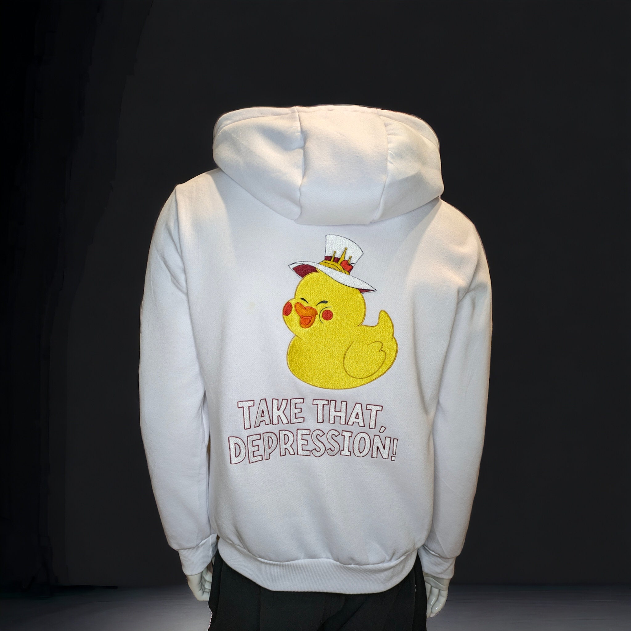 Lucifer "take That Depression" Inspired Hoodie From Hazbin Hotel - Etsy