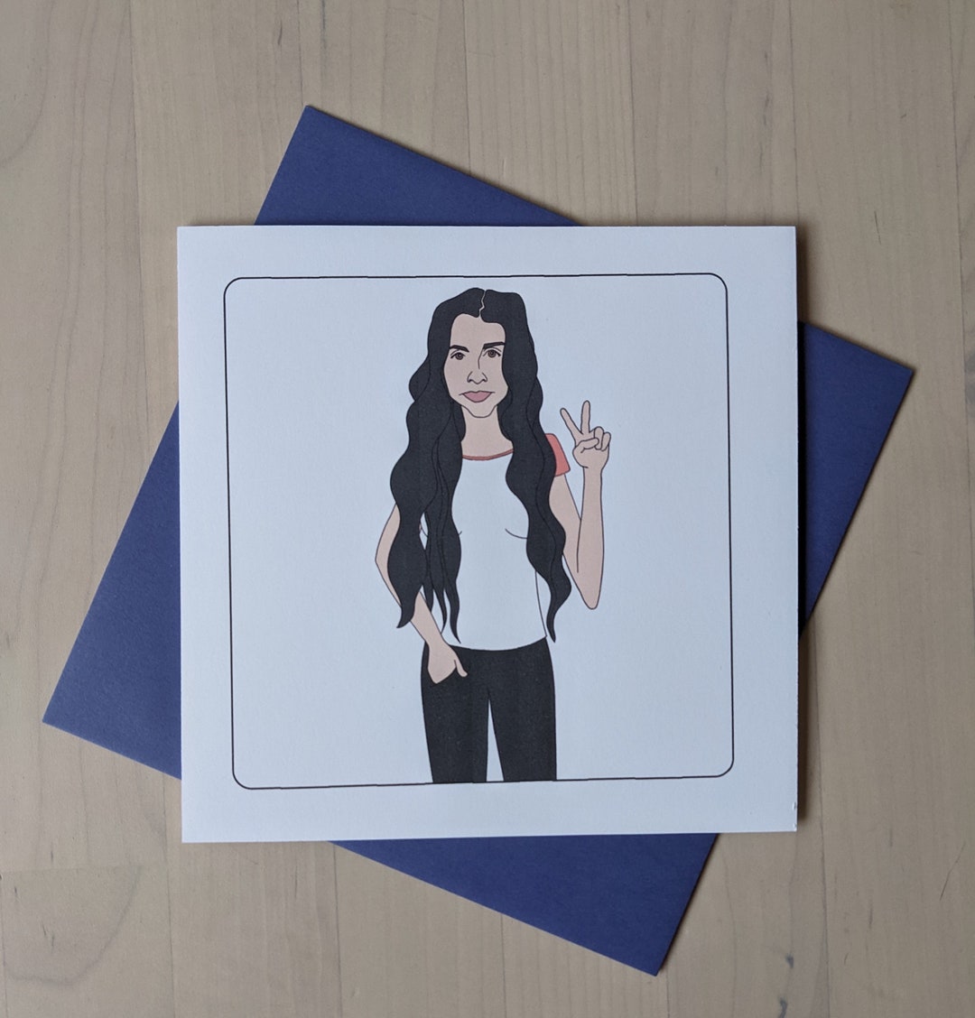 Alanis Morissette Greeting Card - Etsy
