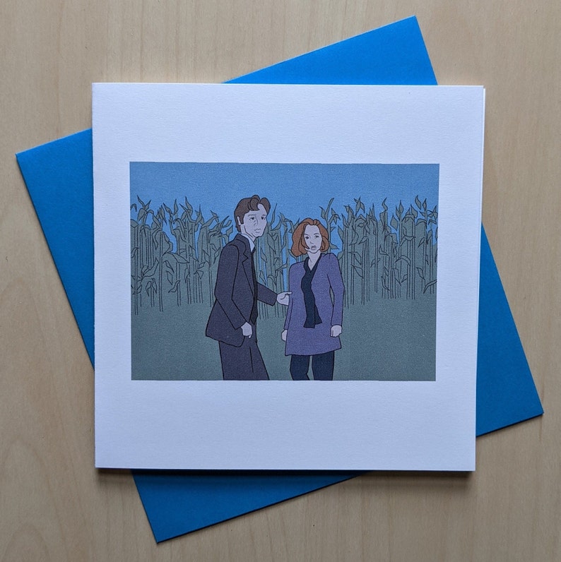 X-files Greeting Card - Etsy