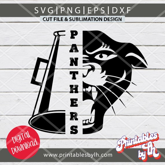 Clip Art & Image Files Panthers Cheerleading SVG SVG Cutting Files ...