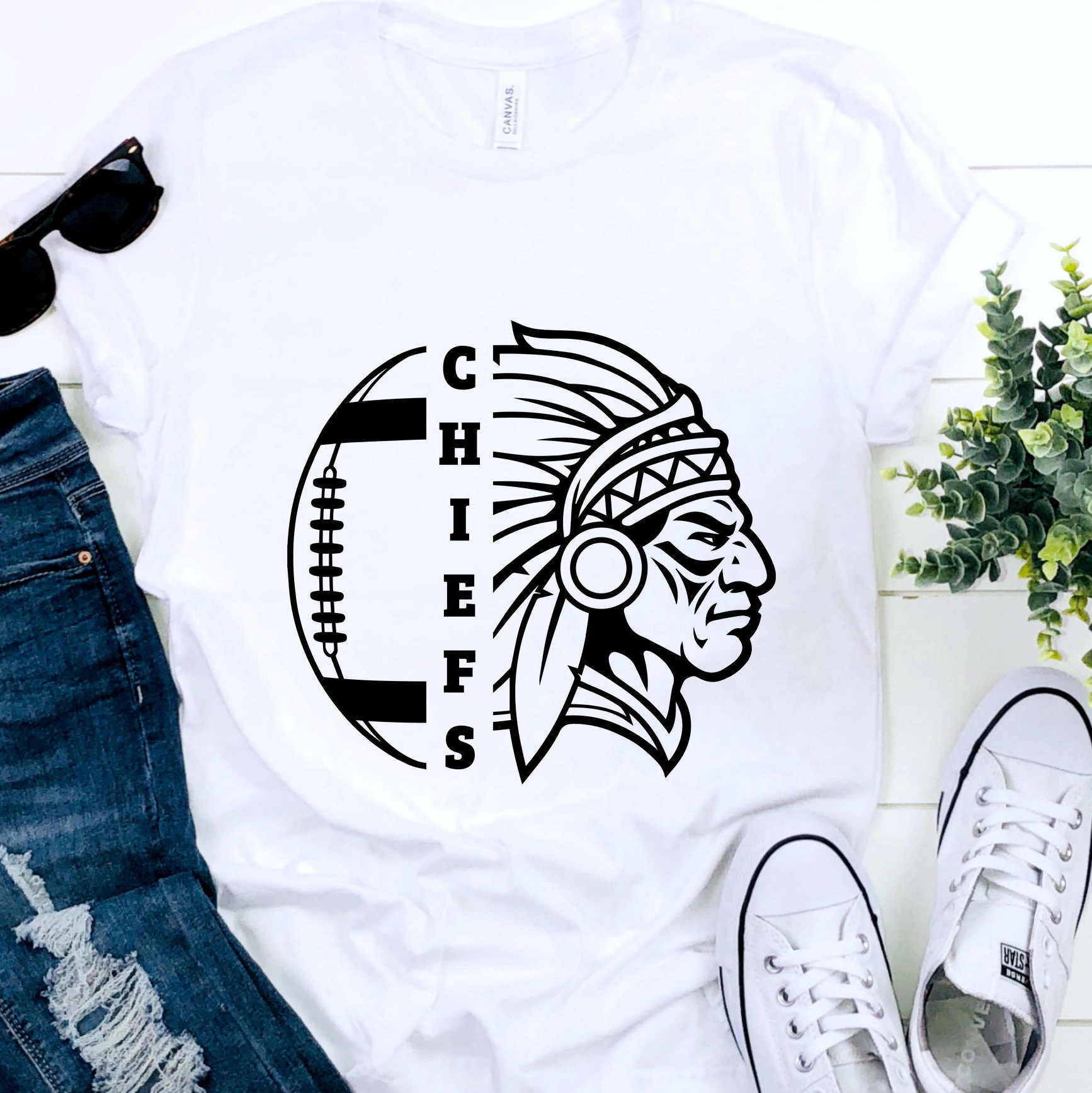 Chiefs SVG Football SVG Chiefs Football T-shirt Design | Etsy