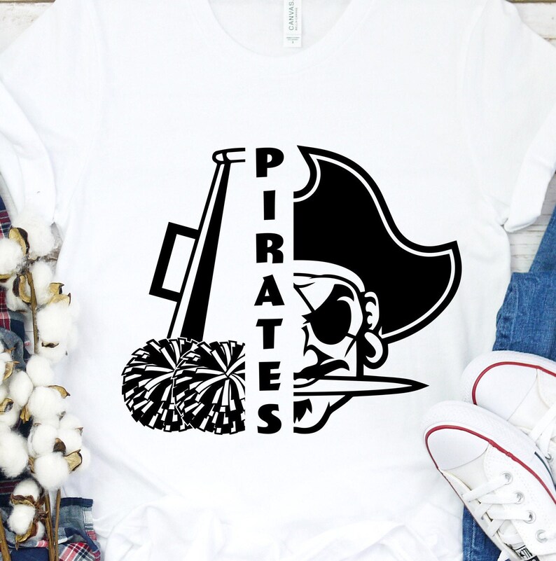 Pirates SVG Cheerleading SVG Pirates Cheer Svg Pirates | Etsy
