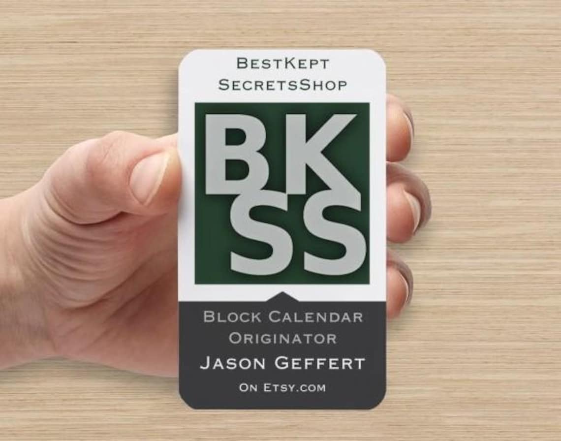 2025 BLOCK CALENDAR | 4 Four-week (28 Day) Blocks | Printable PDF Legal ...