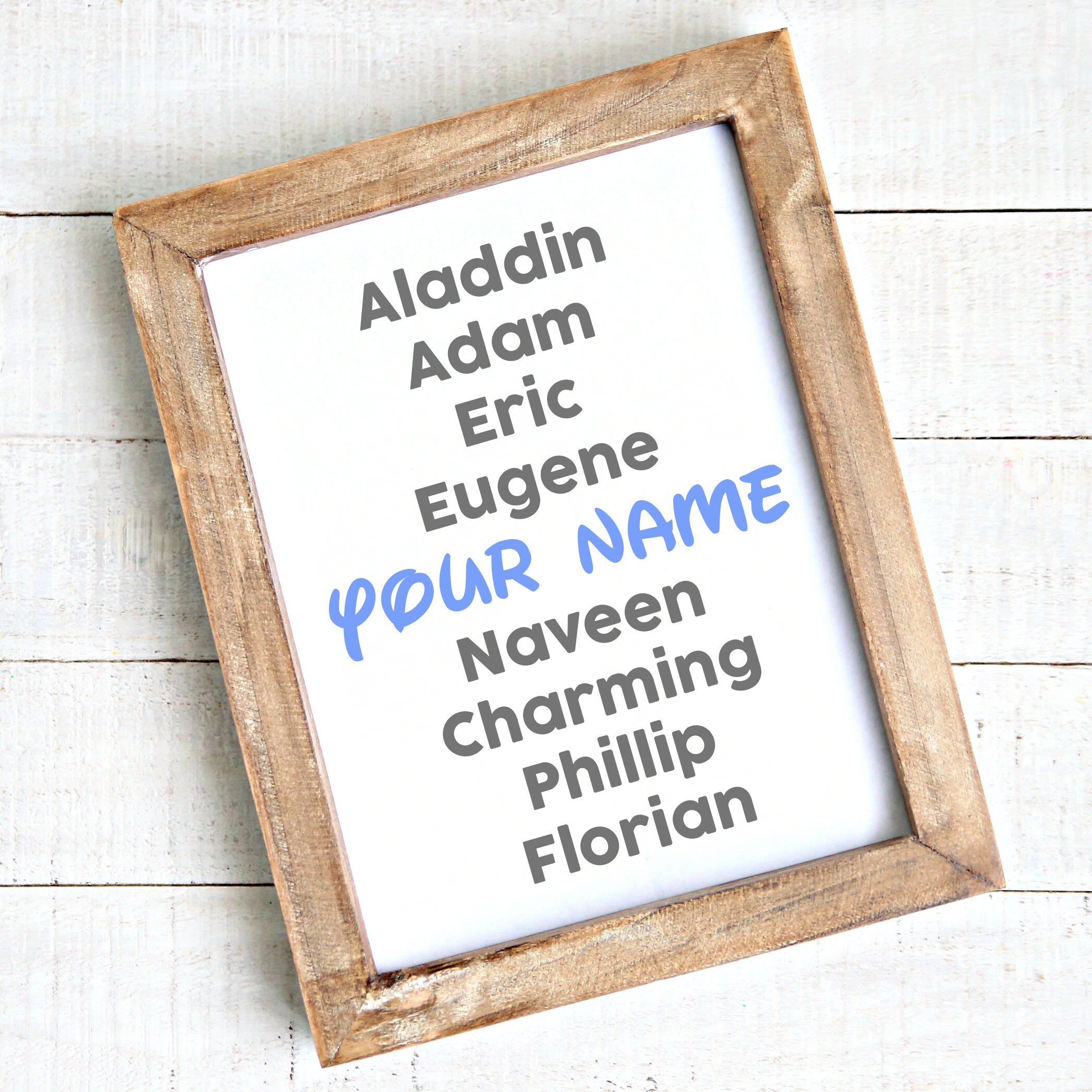 Create Your Own Printable, Custom Inspired Baby Name Print, Nursery ...