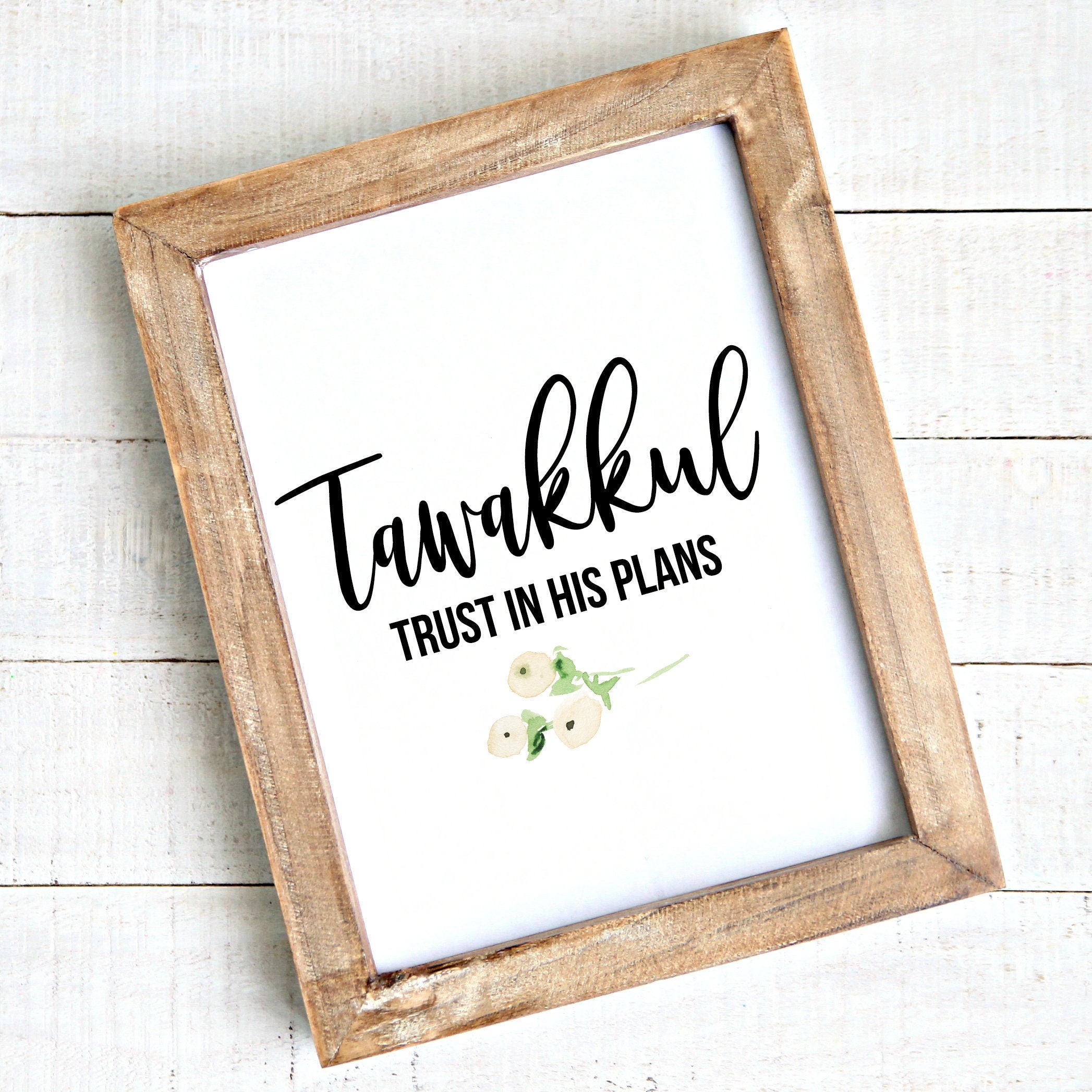 Tawakkul, Trust in His Plans, Muslim Art, Islamic Home Decor, Islamic ...