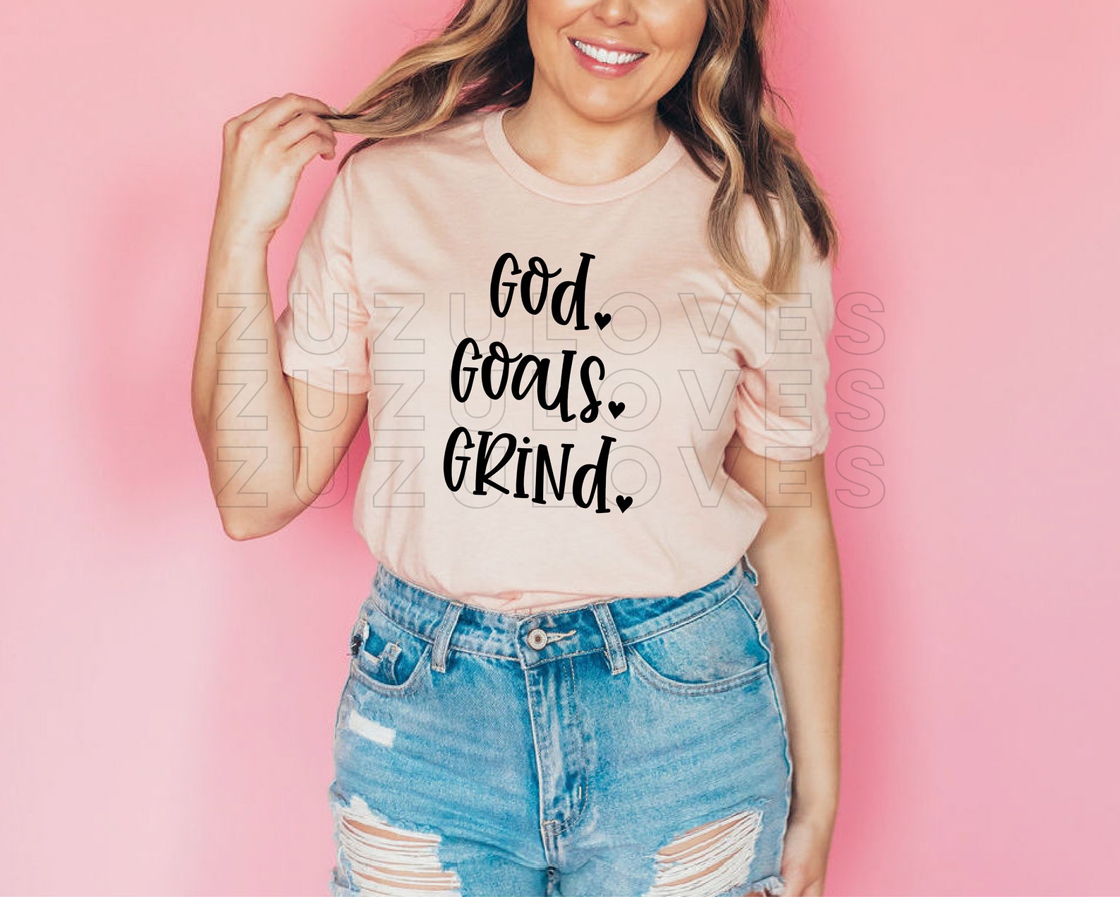 God Goals Grind Inspirational Girl Boss SVG Cut File - Etsy