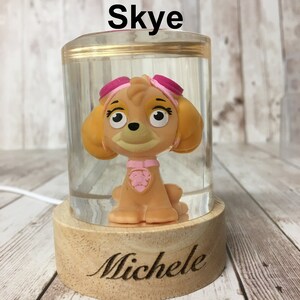 Personalized Paw Patrol Night Light Personalized With Your Child's Name ...