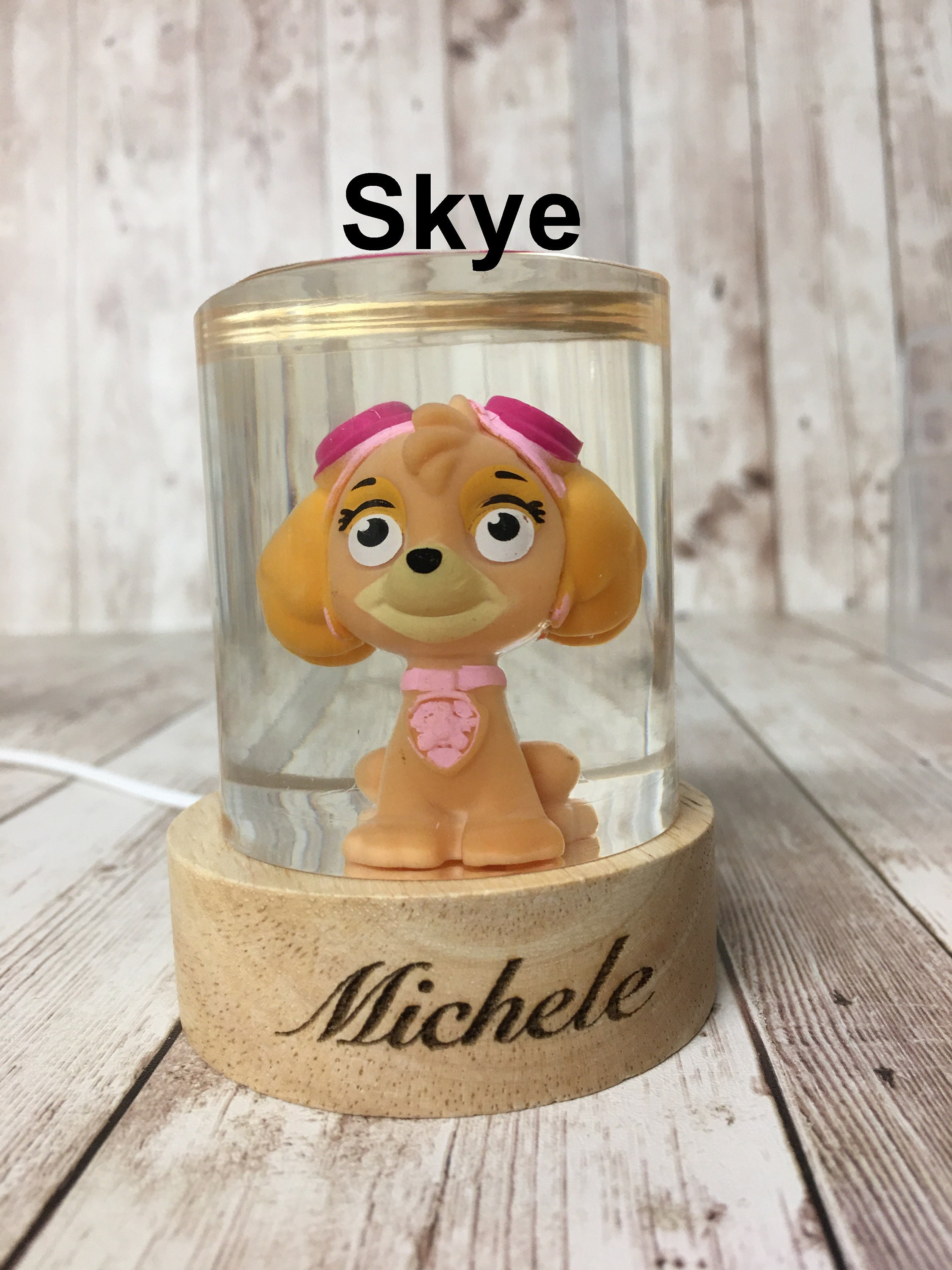 Personalized Paw Patrol Night Light Personalized With Your Child's Name ...