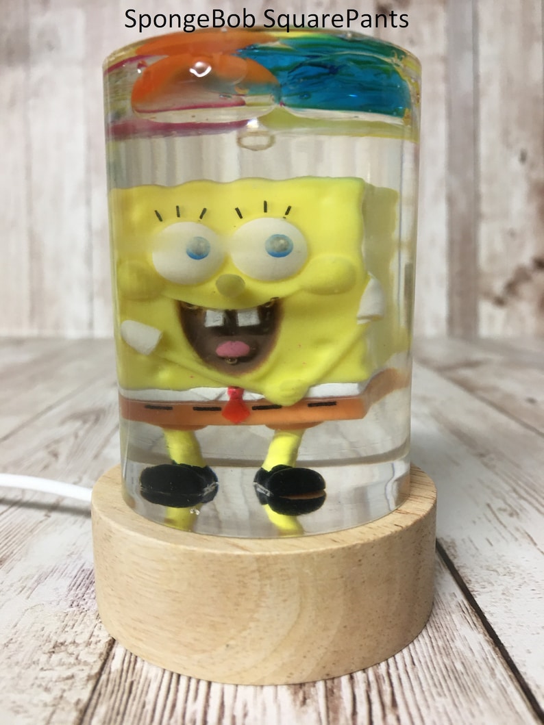 Personalized Spongebob and Nickelodeon Character Night Lights - Etsy ...