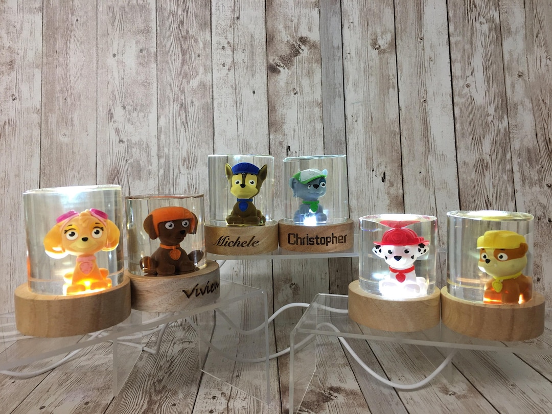 Personalized Paw Patrol Night Light Personalized With Your Child's Name ...