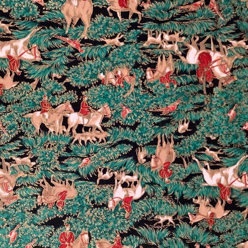 Fox Hunt Fabric - Etsy