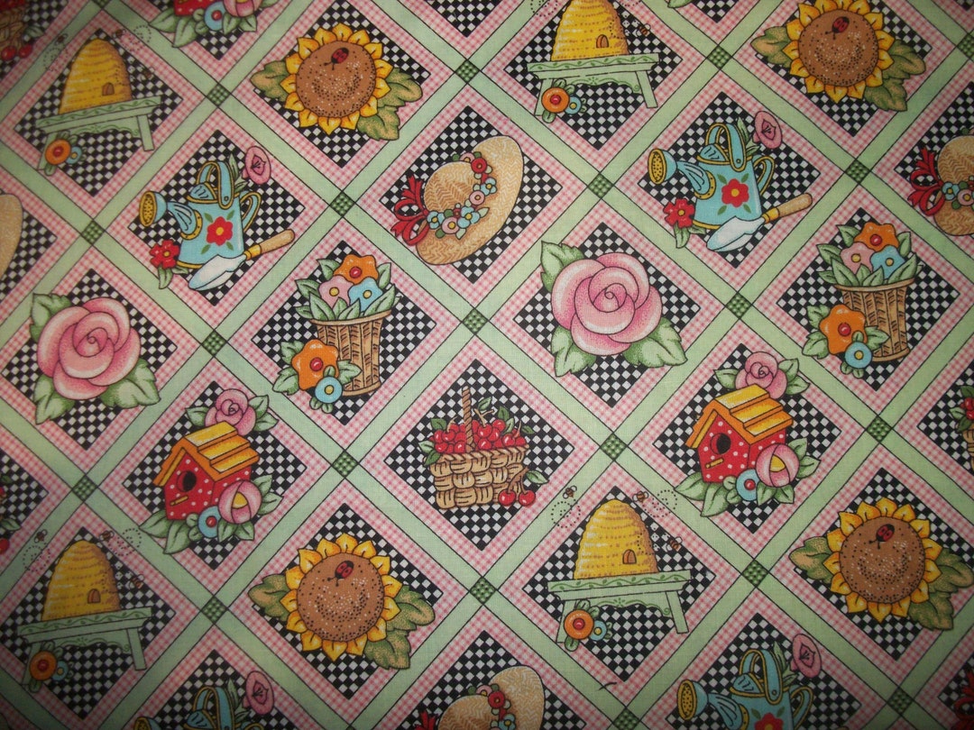 Mary Engelbreit SOLD by FAT Quarter at Home With Sunflowers Roses ...