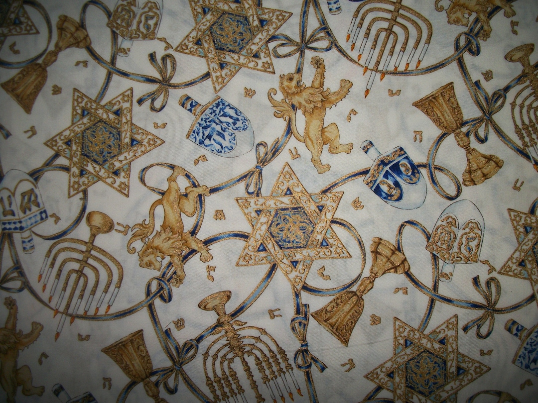 Lion of Judah Star of David Menorah Dreidel Hebrew Alphabet - Etsy