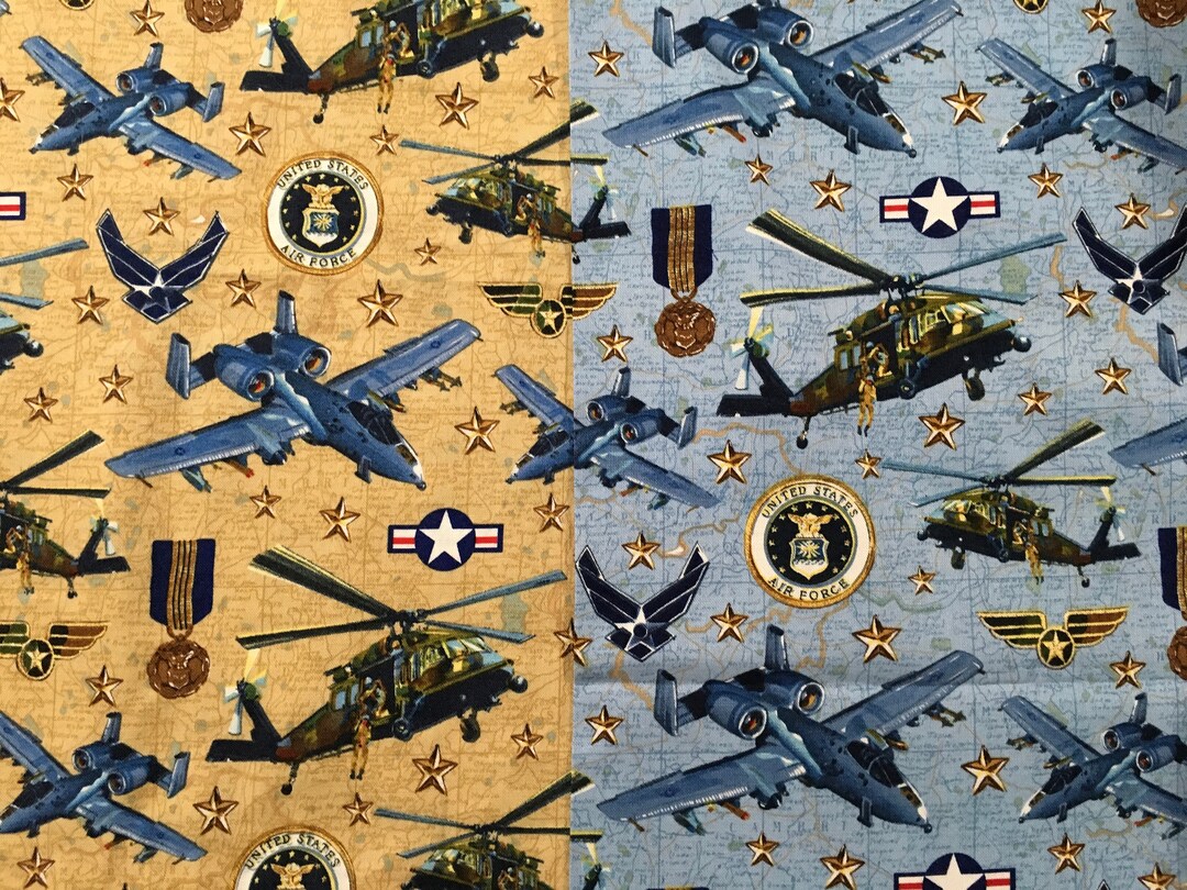 USAF SOLD by the FAT Quarter Air Force Military Jet Planes Helicopters ...