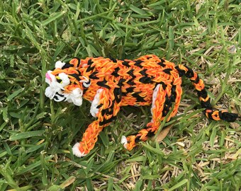 Rainbow loom tiger | Etsy