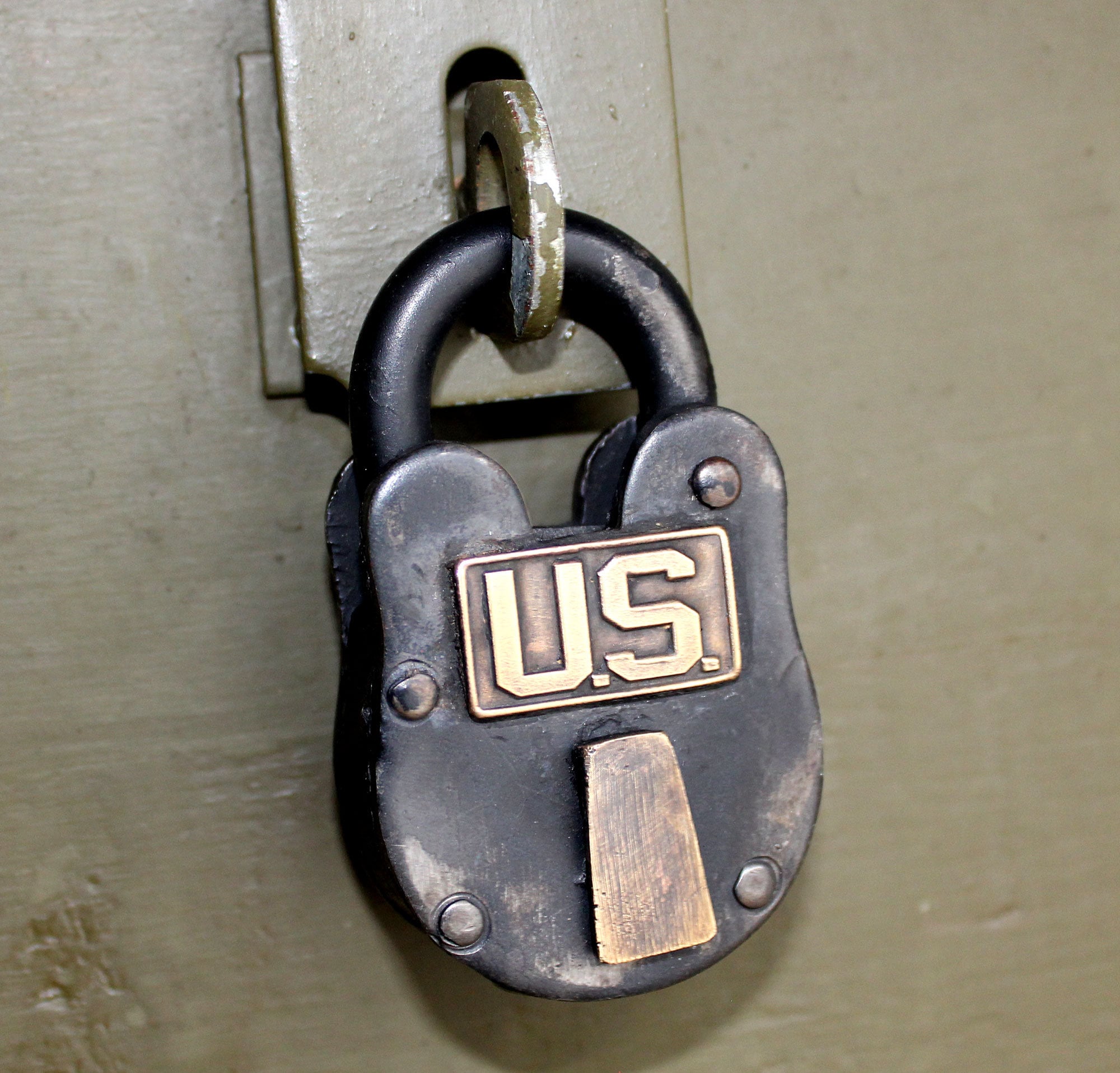 US Military Antique Lock Army Ww2 Footlocker Cast Iron and - Etsy