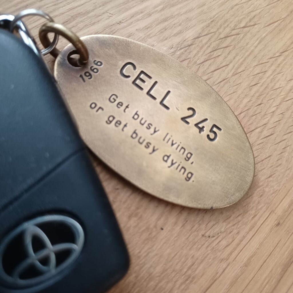 Shawshank Redemption Solid Brass Antique Keychain | Etsy