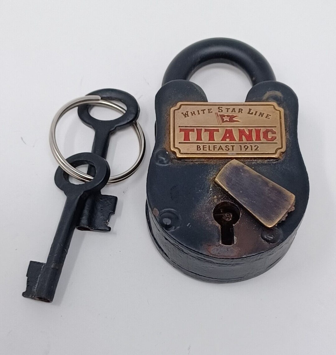 Titanic RMS Ship Vintage Style Locks Replica Antique Style Iron and ...