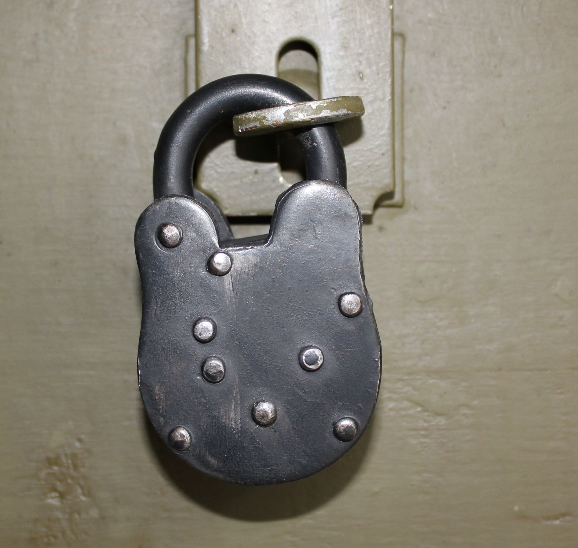 US military antique lock army ww2 footlocker cast iron and | Etsy