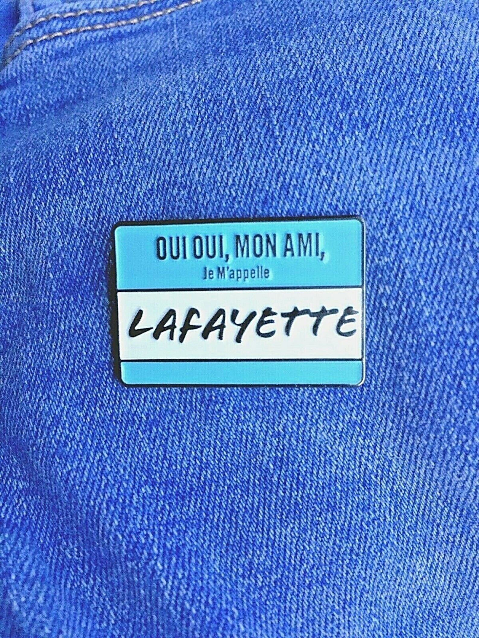 Hamilton Musical Musical Lafayette Enamel Pin Brass Alexander - Etsy