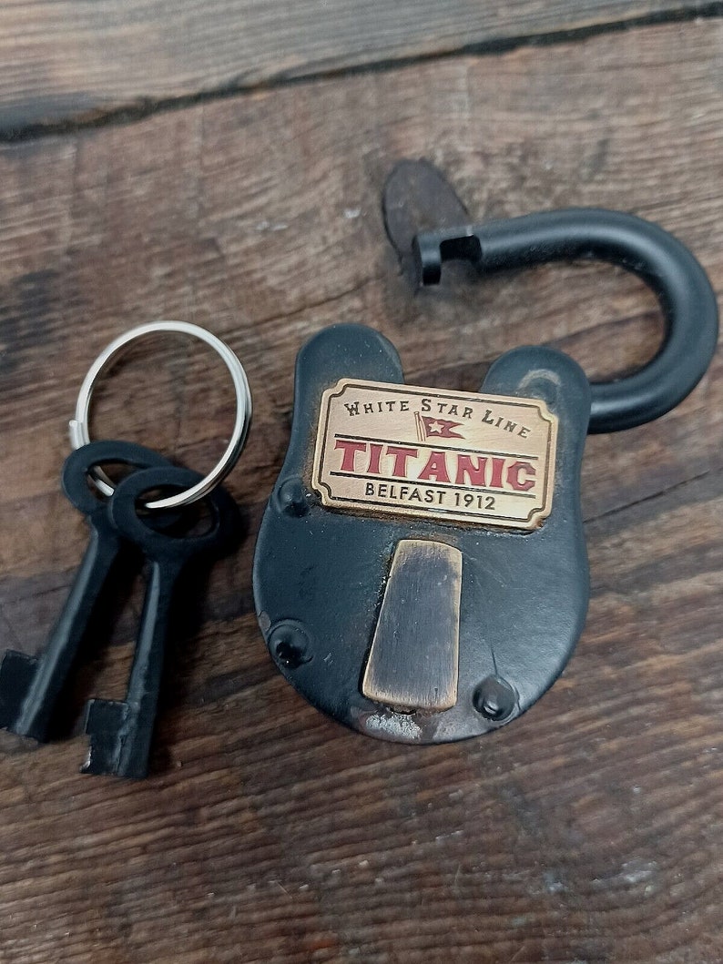 Titanic RMS Ship Vintage Style Locks Replica Antique Style Iron and ...
