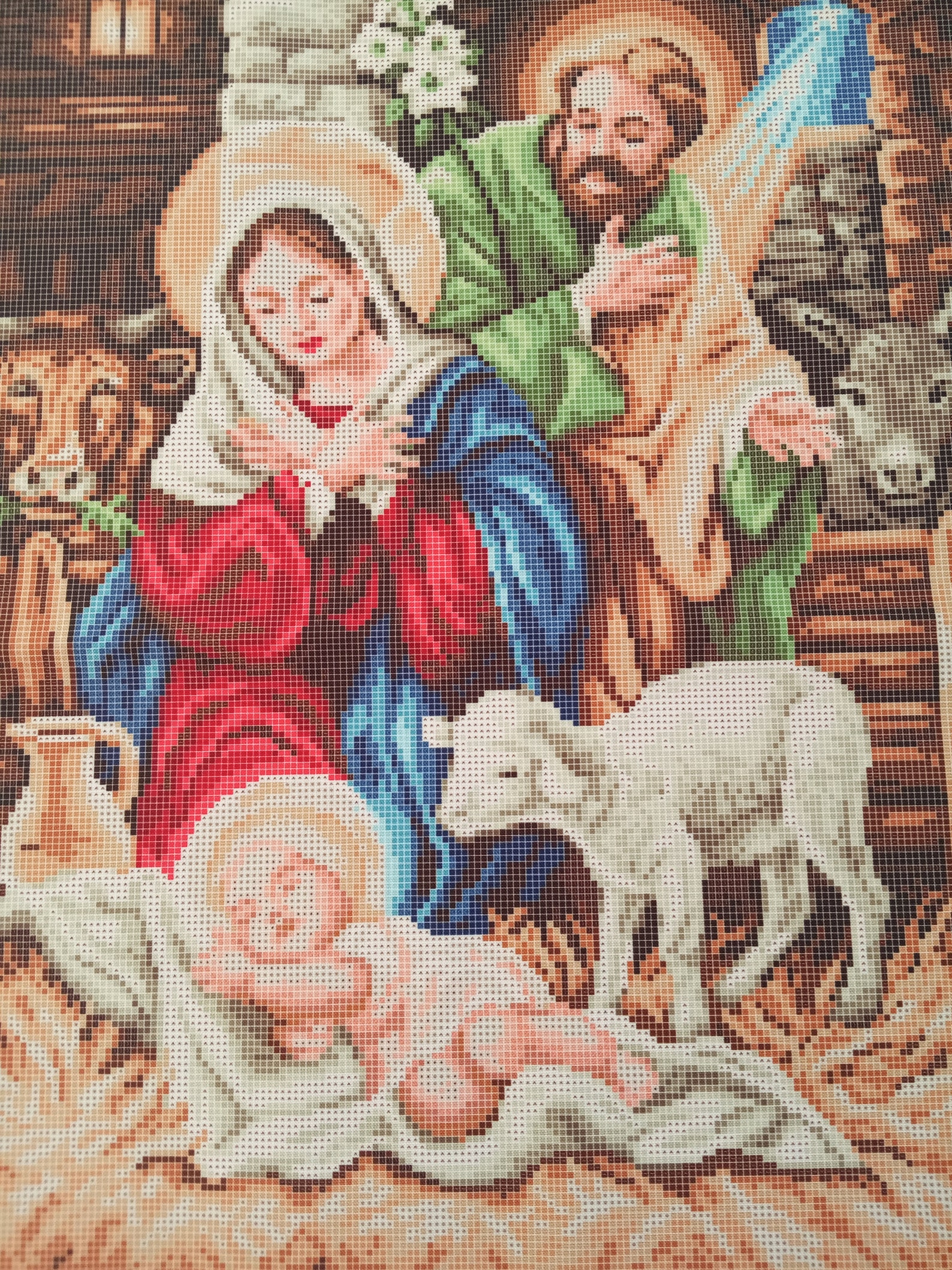 Birth of Jesus FULL Bead Embroidery Kit Catholic Icon Beads - Etsy