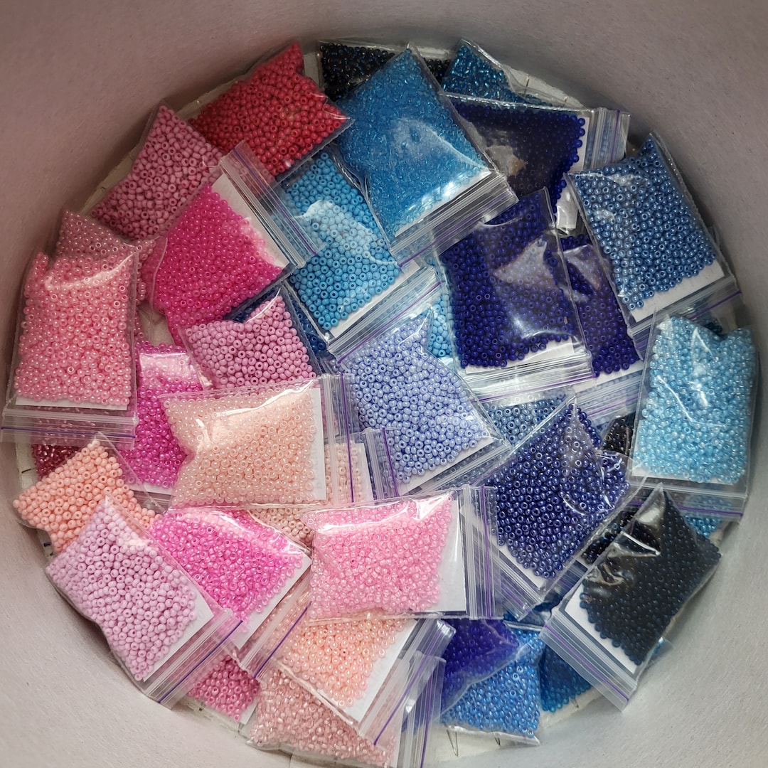 100 Colors Seed Beads Preciosa DIY Kit Made Jewelry Embroidery Beading ...
