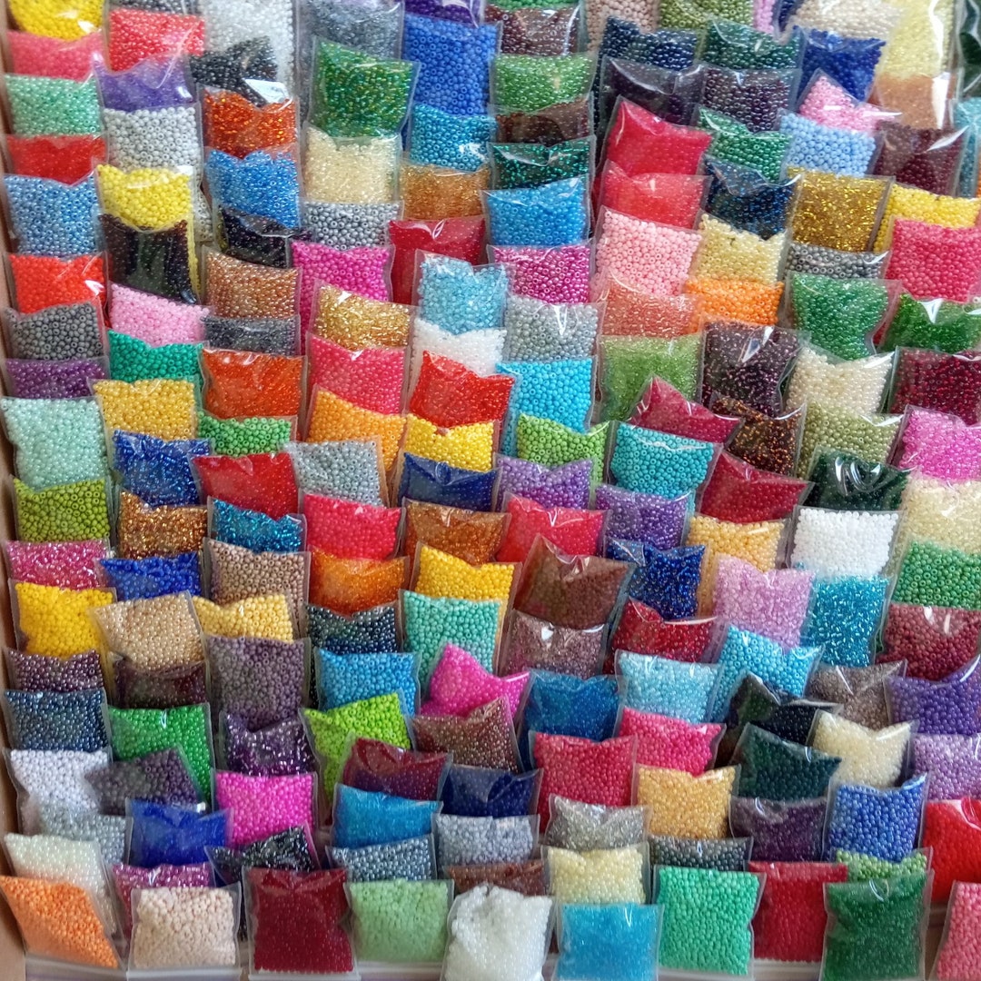 200 Colors Seed Beads Preciosa DIY Kit Made Jewelry Embroidery Beading ...