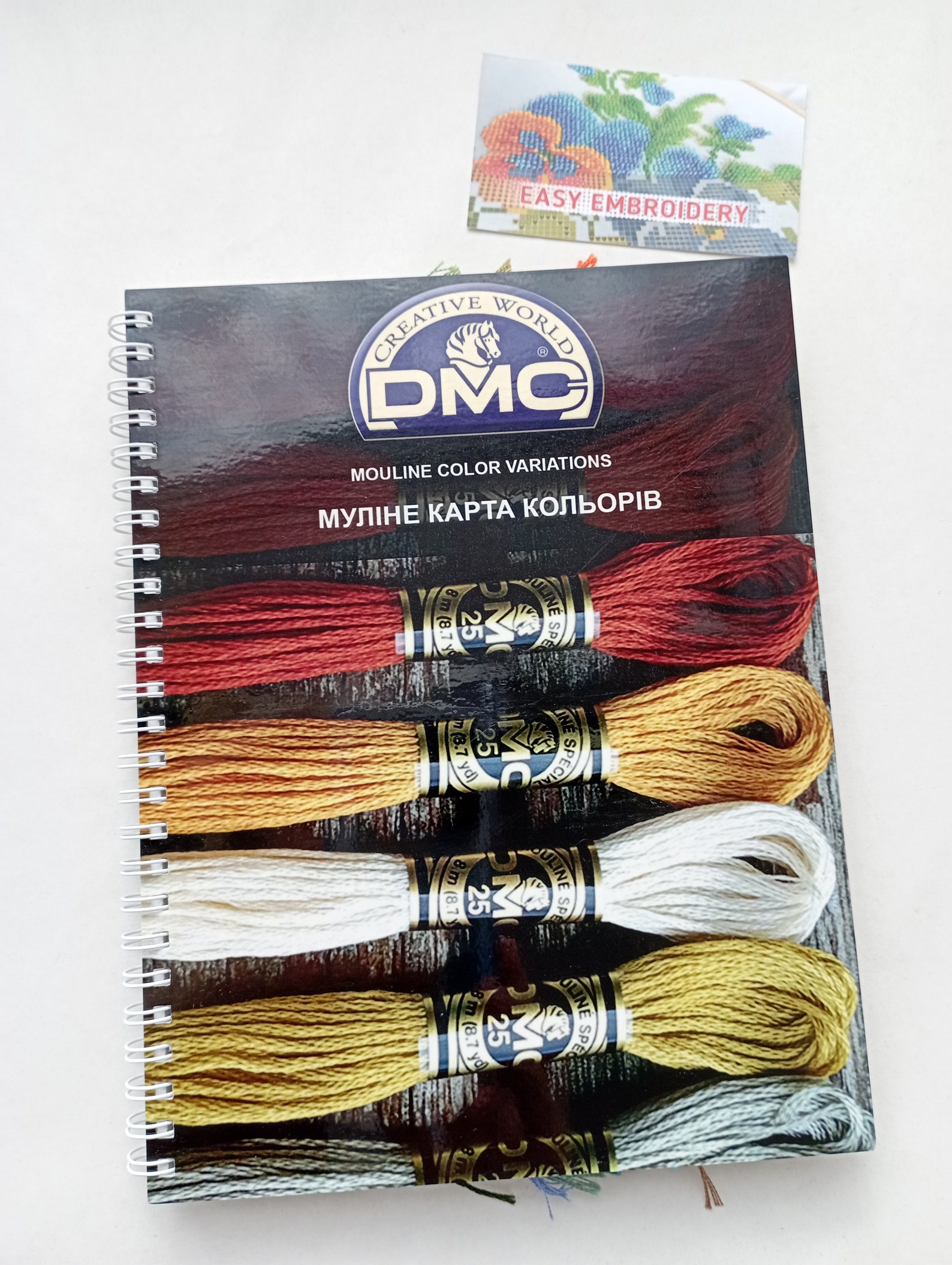 DMC Color Chart With Real Thread 498 Colors Samples New Colors - Etsy ...