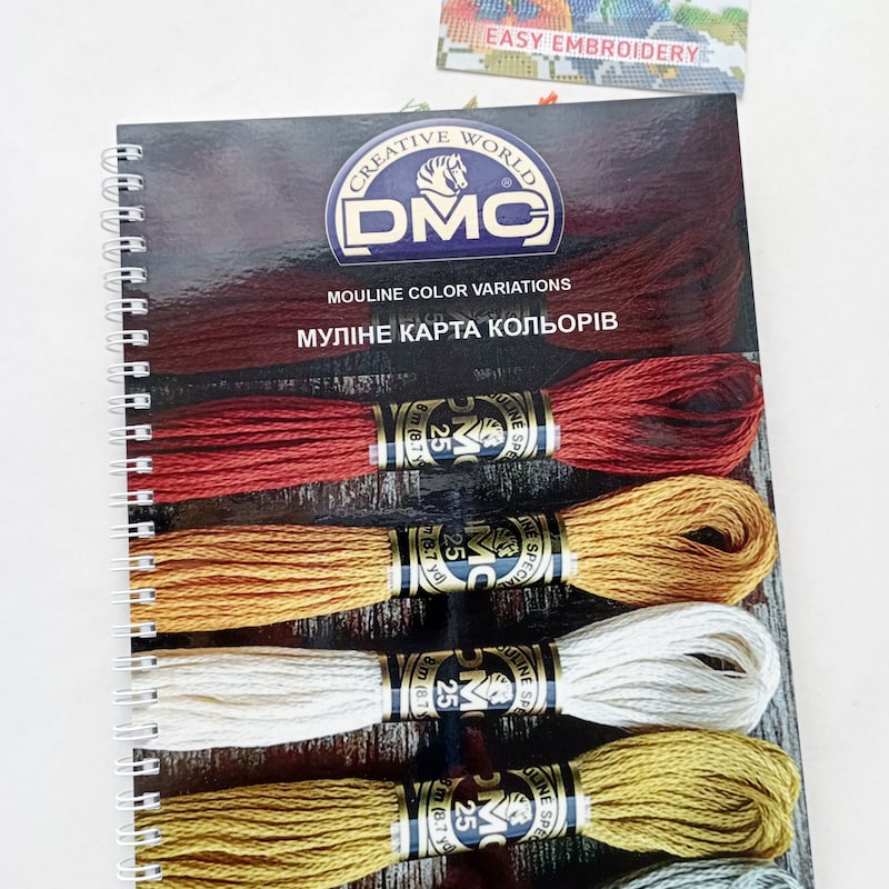 Dmc Floss Color Chart - Etsy