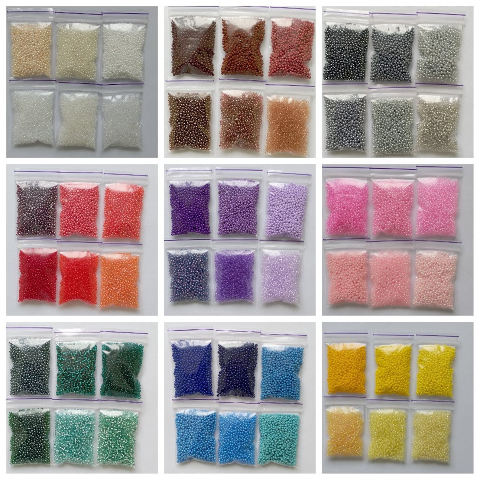 200 Colors Seed Beads Preciosa DIY Kit Made Jewelry Embroidery Beading ...