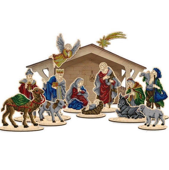 Nativity Scene Wooden DIY Craft Christmas KIT Christmas - Etsy