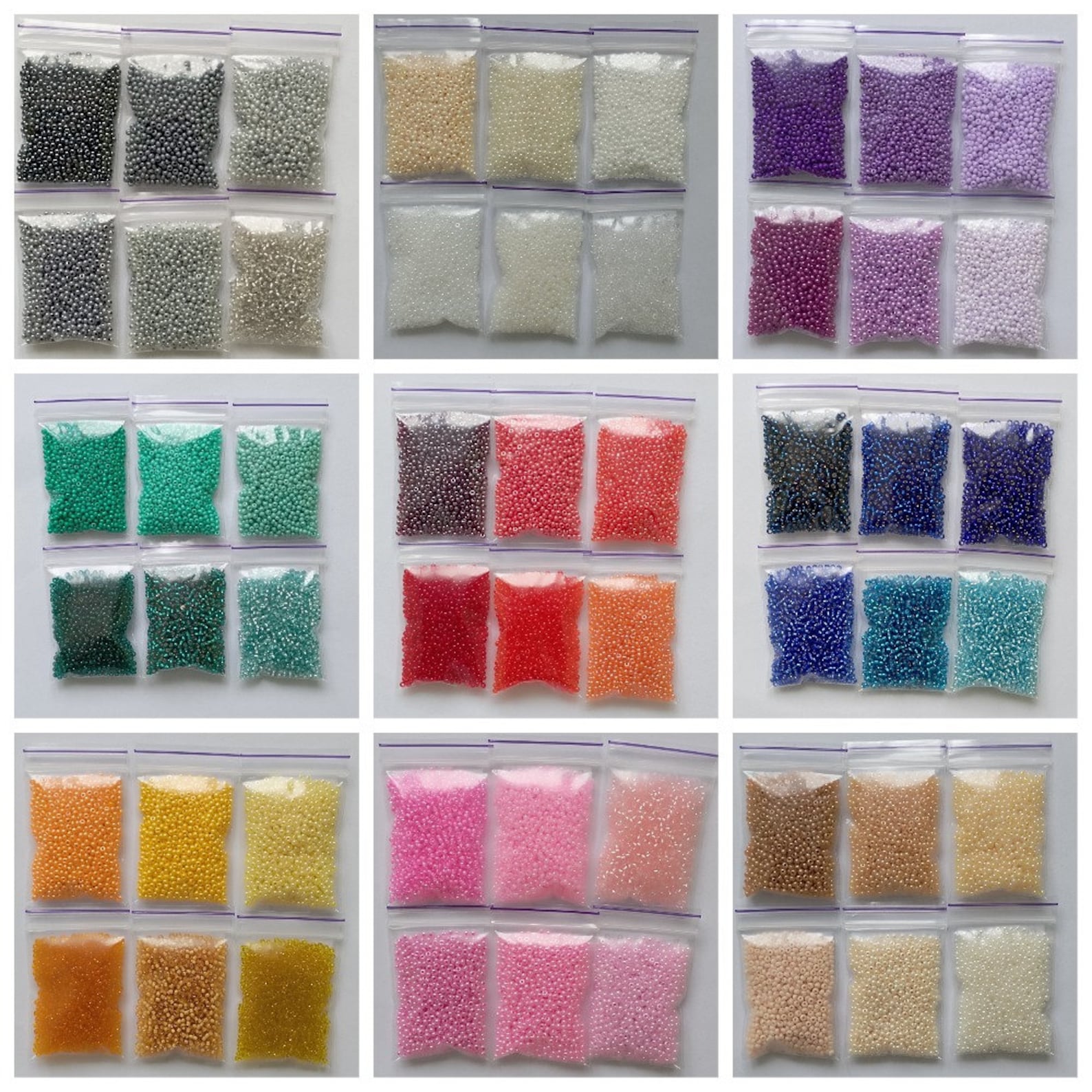 100 Color Seed Beads Kit: Czech Preciosa Beads for Jewelry Making - Etsy