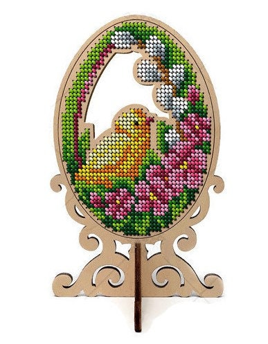 DIY Easter Egg Ornament Plywood Shapes and Forms Laser Cut | Etsy